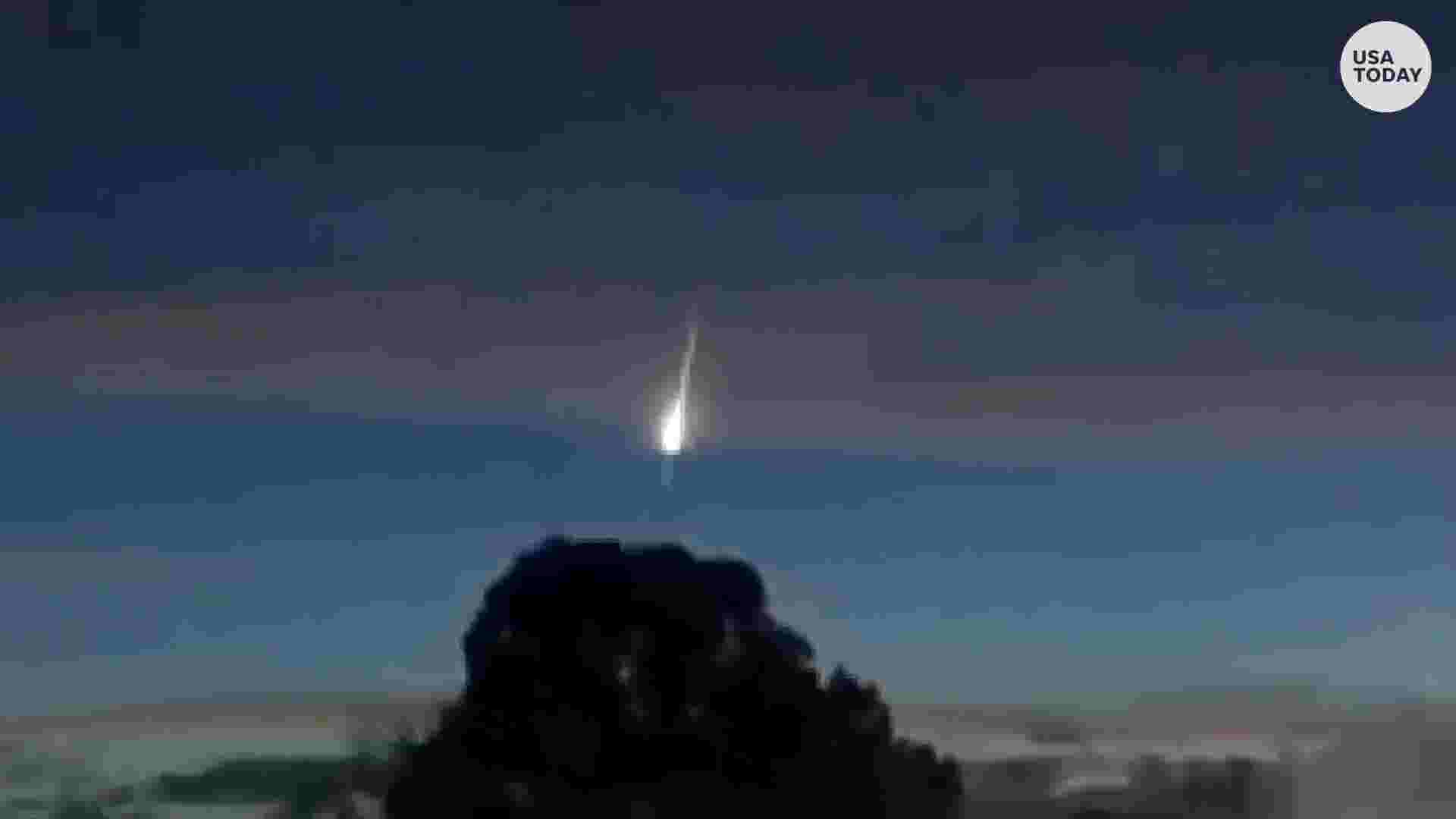 Mysterious light in sky captured in Northern California Mysterious light in sky captured in Northern California