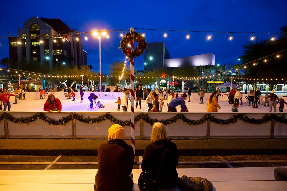 Holiday ice rinks 2022 in Phoenix, Scottsdale, Glendale, Mesa