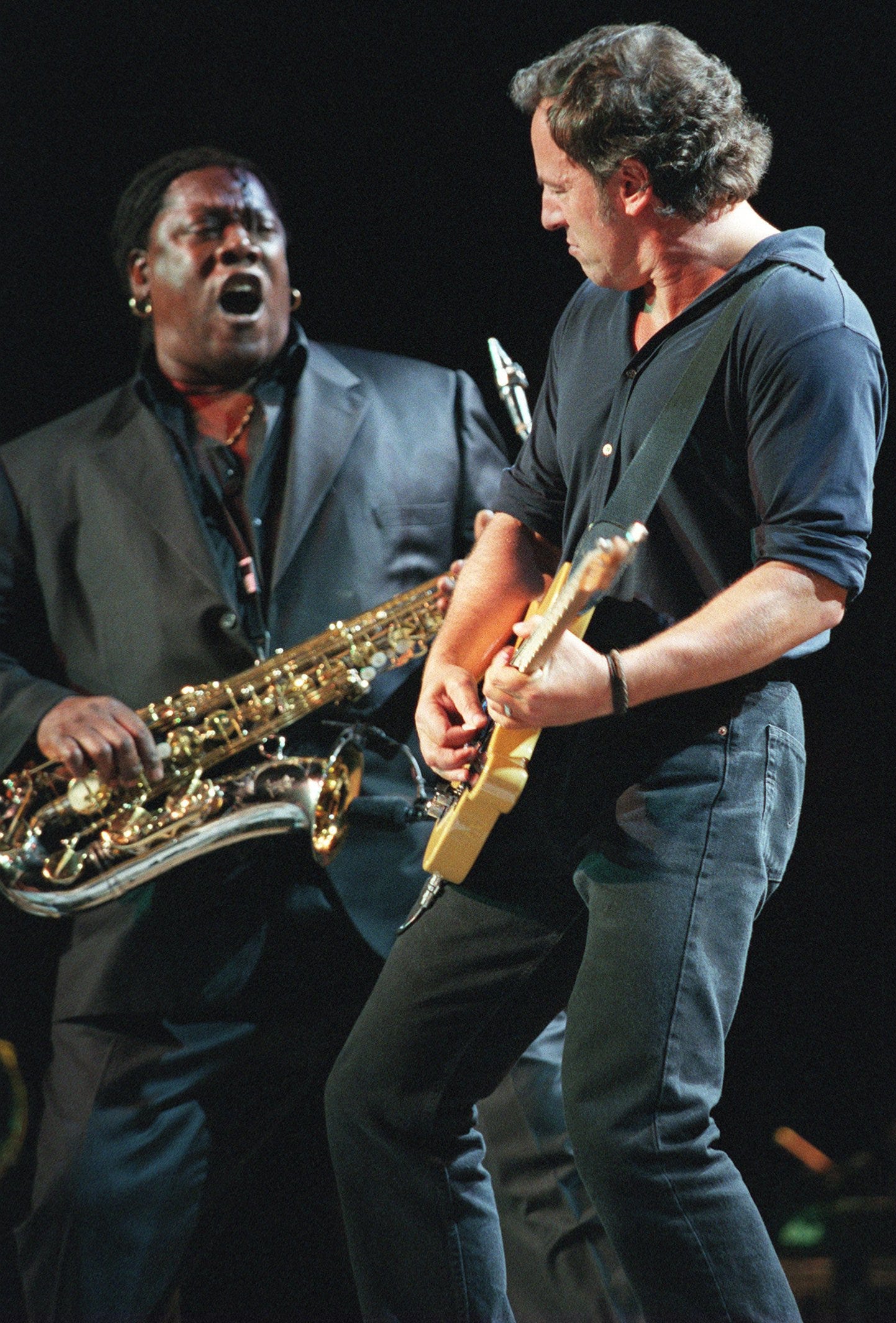 Jarod Clemons, son of Clarence Clemons, gets acquainted with the Jersey ...