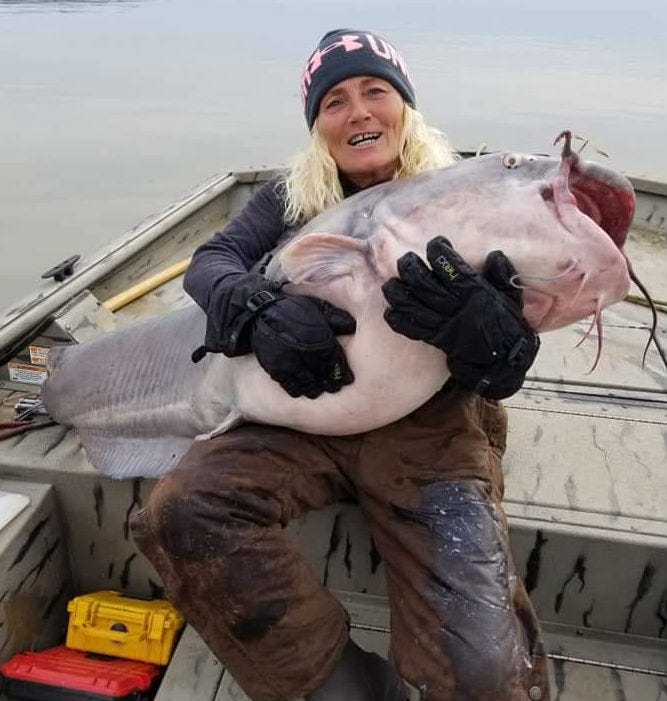 Kentucky Lake fishing: Waverly woman catches 88-pound catfish
