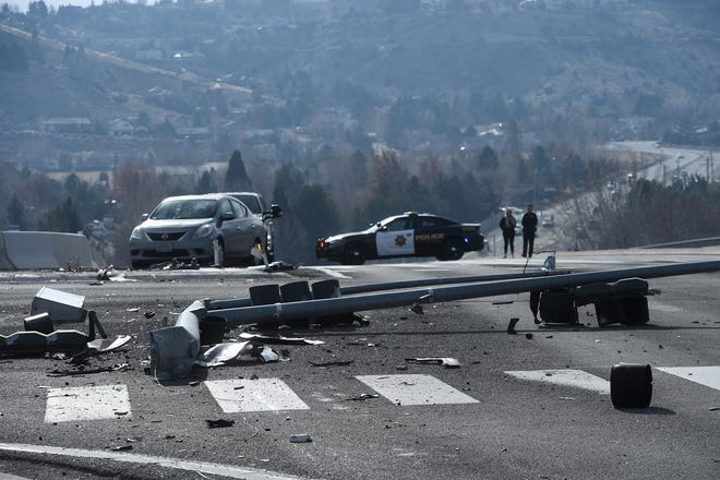 Police Crash Leads To Red Flash At Reno Intersection