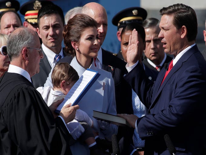 Ron DeSantis sworn in as Florida's 46th governor