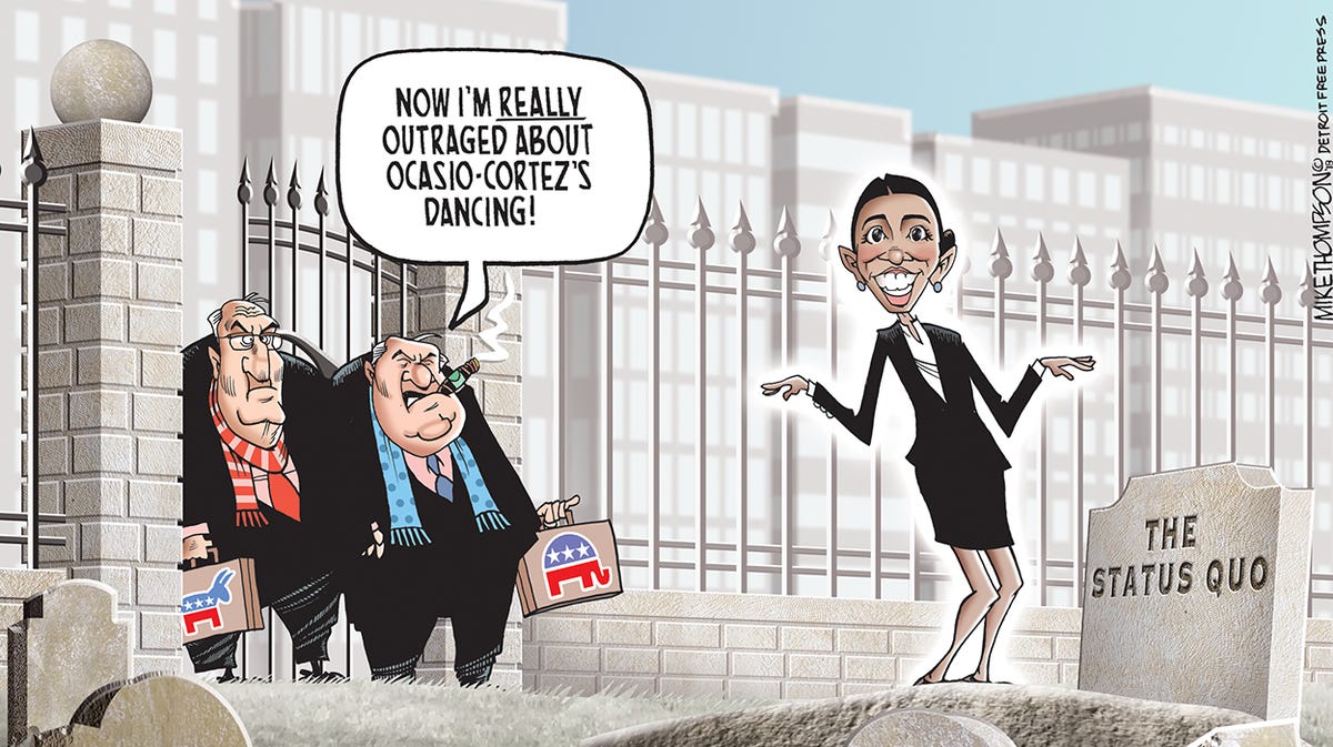 Editorial cartoons on Democrats