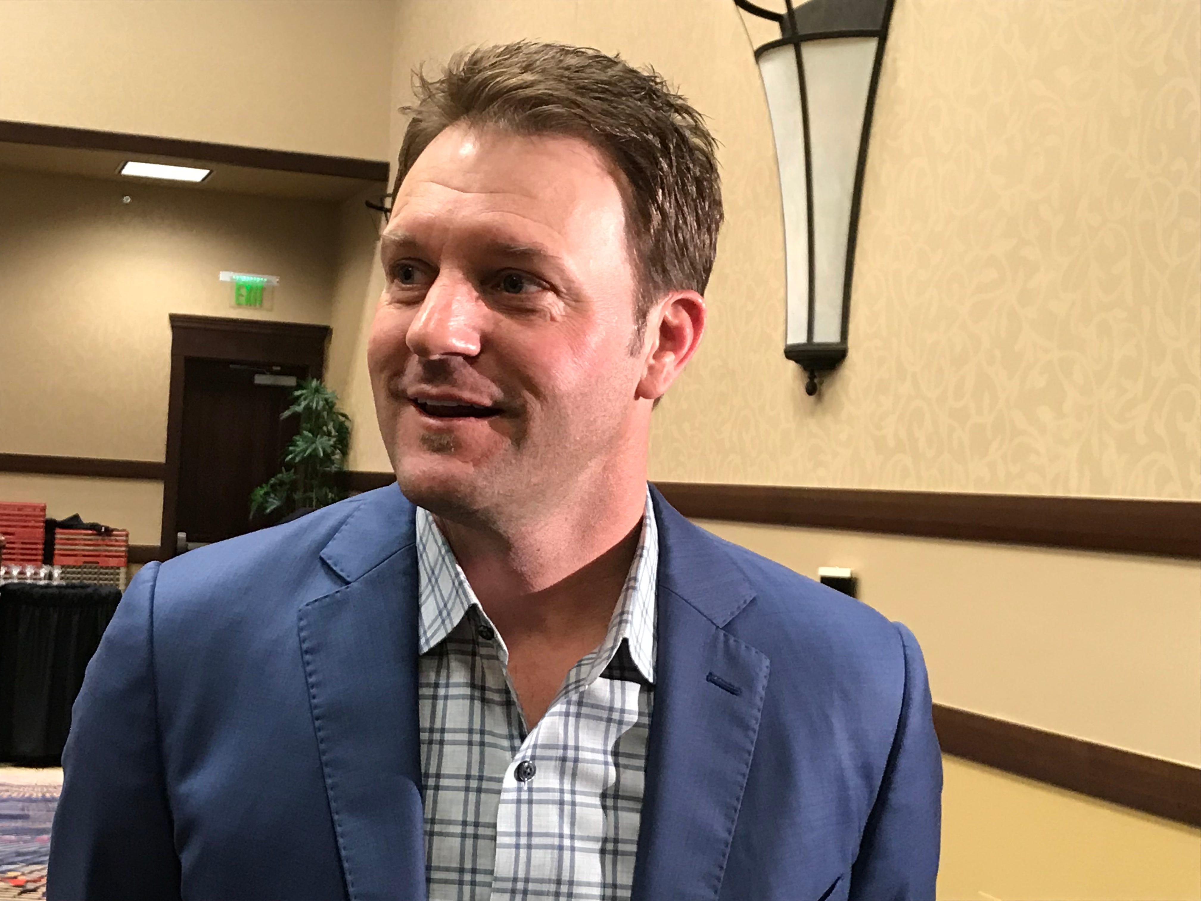 Shawn Estes was the guest speaker at Bobby Dolan Dinner