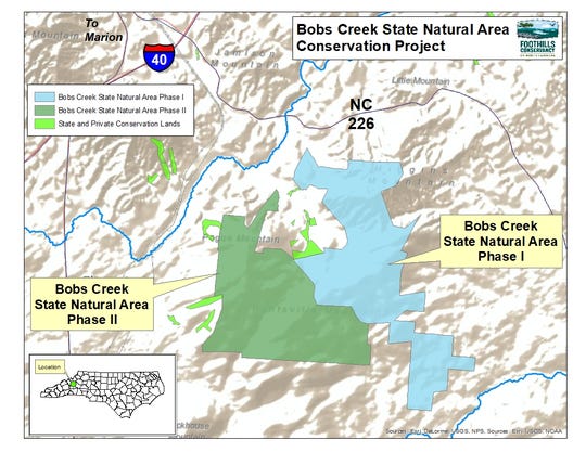 Bobs Creek State Natural Area in McDowell County moves closer to reality