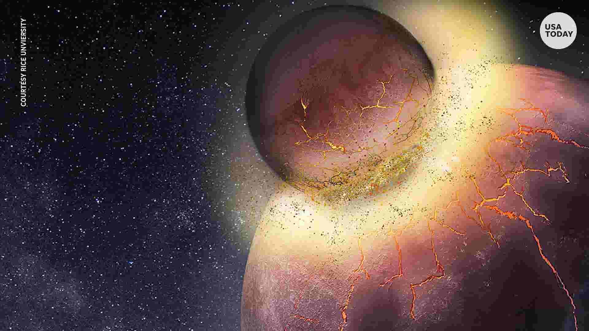 Earth's collision with another planet led to creation of life says study