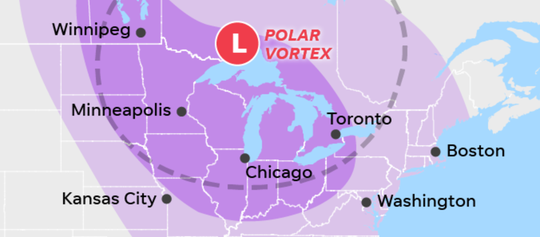 Cincinnati weather: Polar vortex on the way with bitterly cold temperatures
