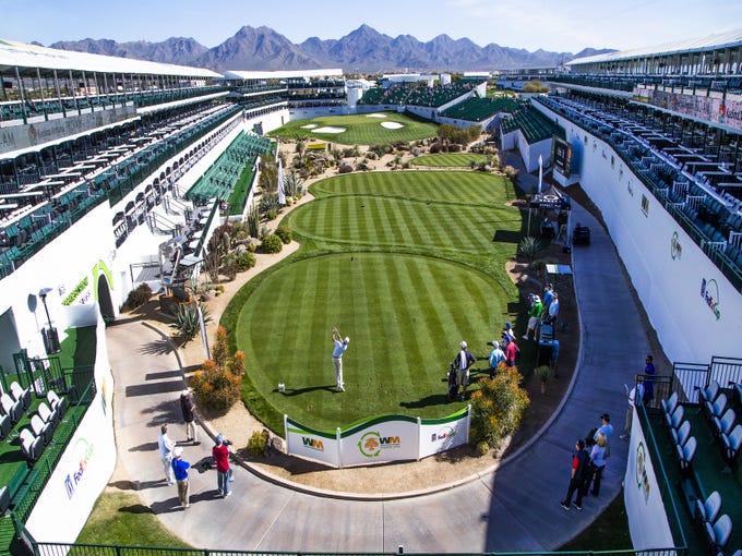 New monument honors great shots form 16th at TPC Scottsdale