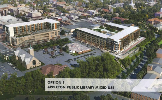 Appleton's mixed-use library project promises shared costs, tax base