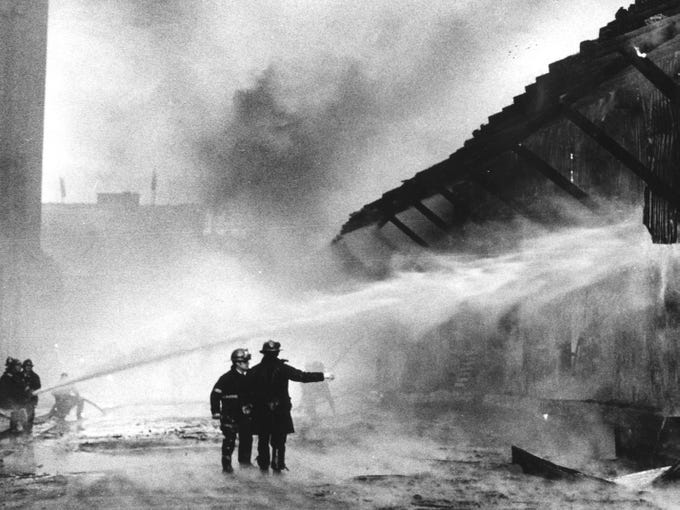 Retro Louisville photos: Firefighters battle massive fires