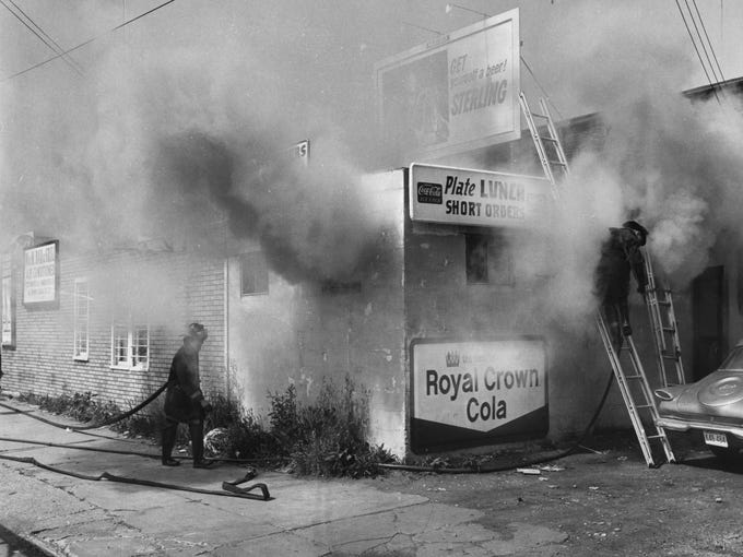 Retro Louisville photos: Firefighters battle massive fires