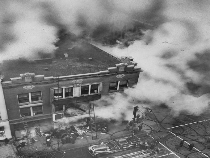 Retro Louisville photos: Firefighters battle massive fires