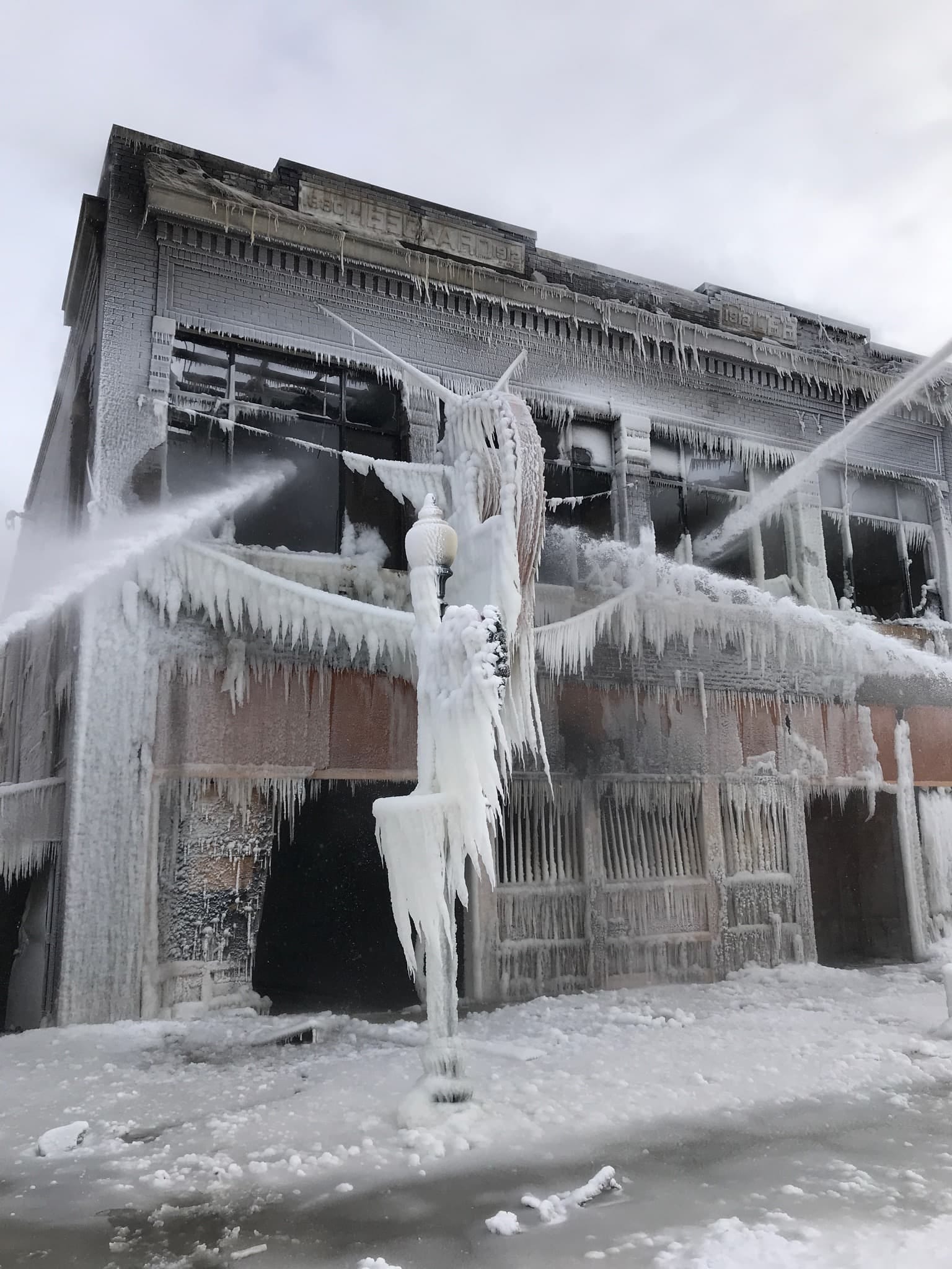 Fire rages on in Watertown, blizzard hampers firefighter efforts