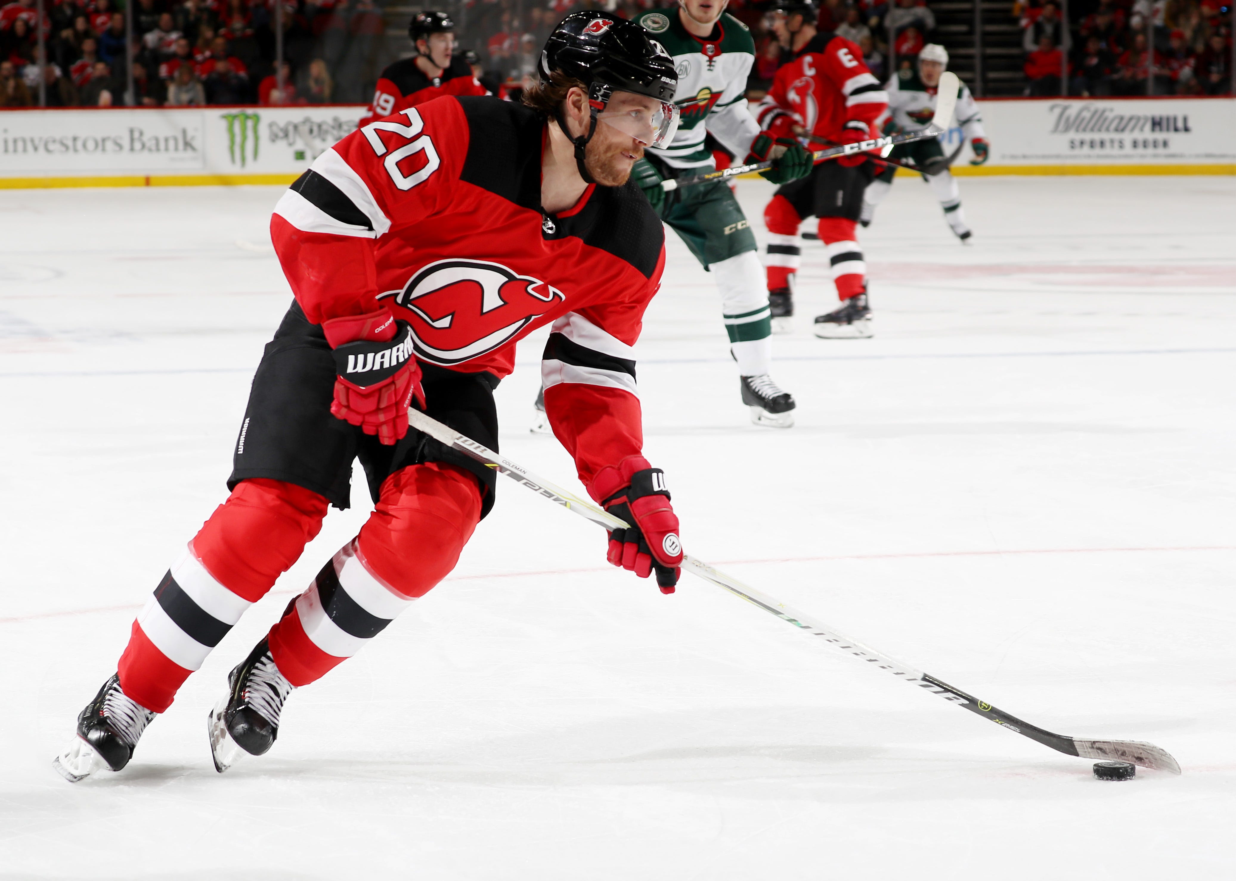 Blake Coleman returns for NJ Devils against Penguins