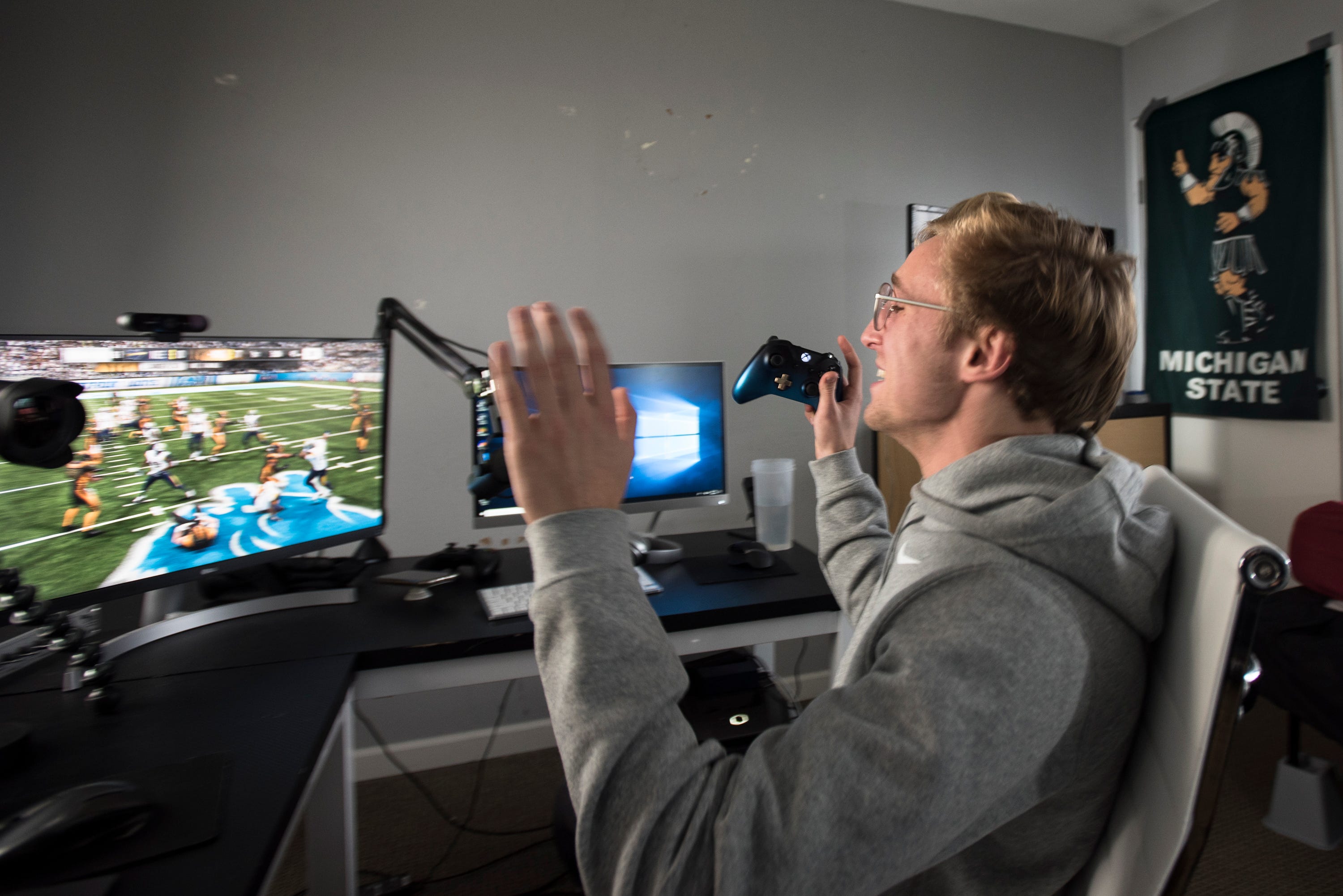 'Madden 19' YouTube star a Michigan State student who earns six-figures