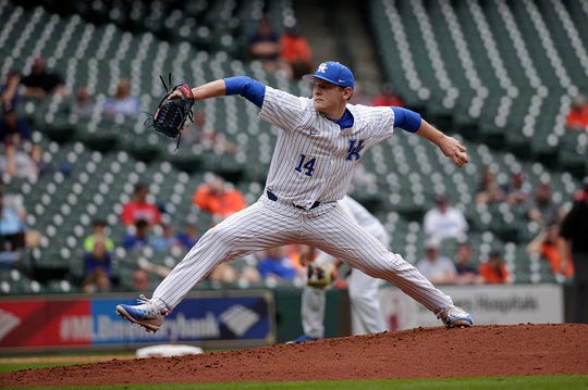 MLB draft: St. Louis takes Kentucky baseball's Zack Thompson