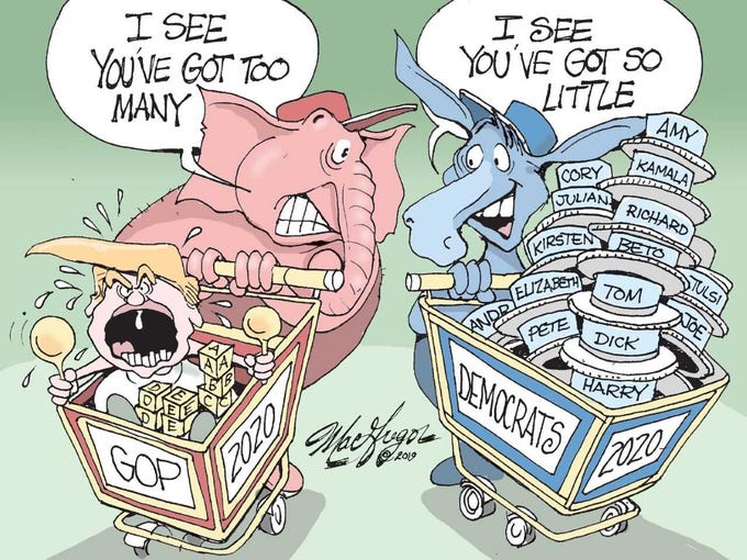 Editorial cartoons for 2019 from the USA TODAY Network