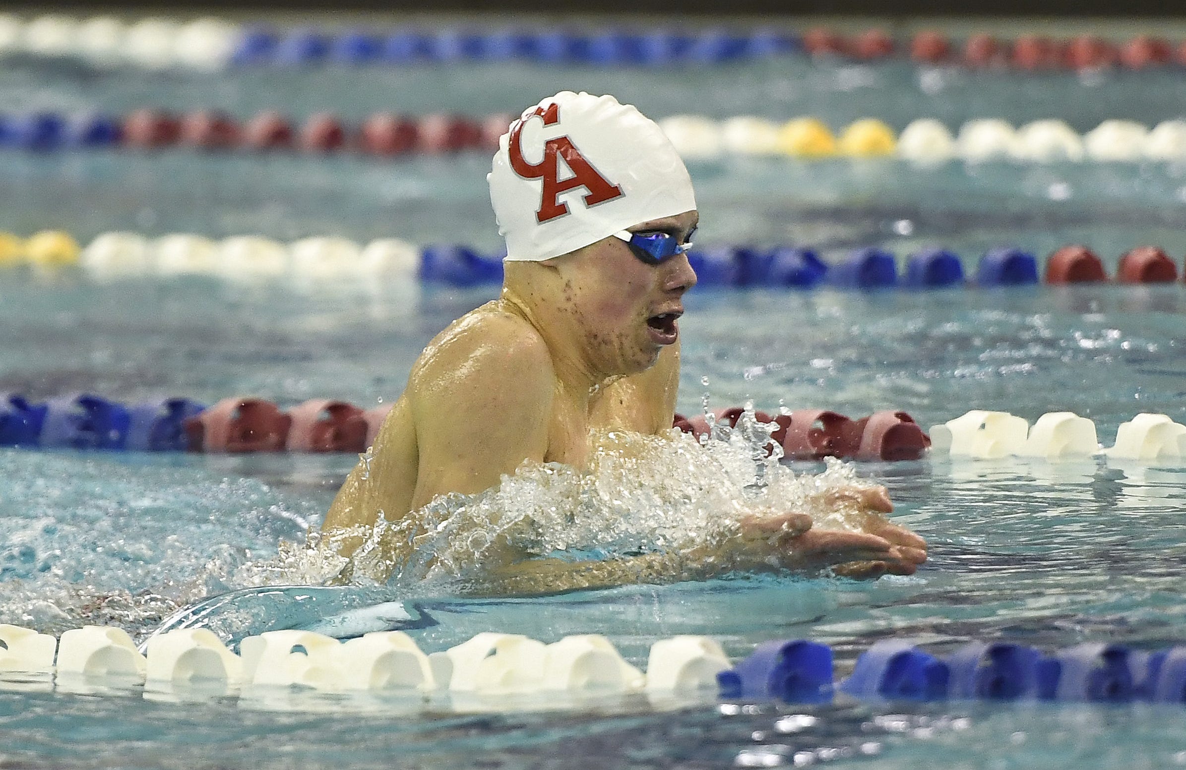 Section V: Canandaigua's Chapman leads Braves to Class B swimming title