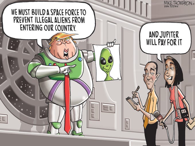 Editorial cartoons for 2019 from the USA TODAY Network