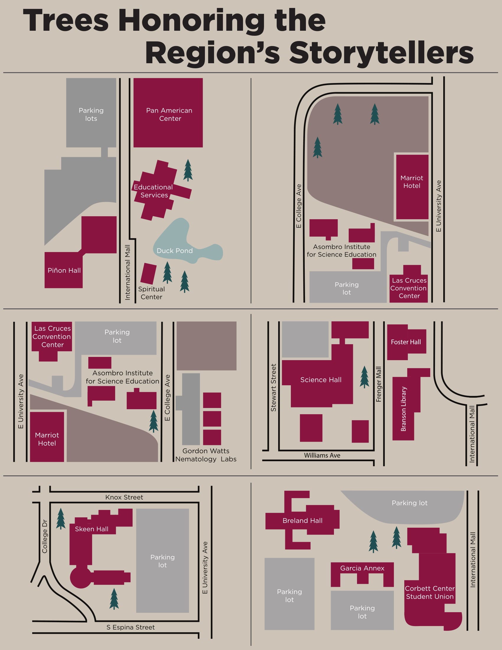 Couple donates 12 trees to NMSU, honoring local storytellers