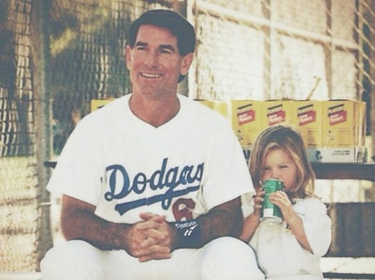 Olivia Garvey takes her turn in sports spotlight in front of TV camera