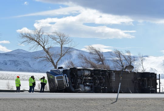Wind toppling multiple high-profile vehicles in Washoe Valley