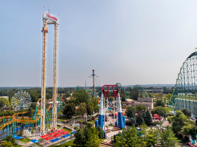 The tallest drop tower rides in North America