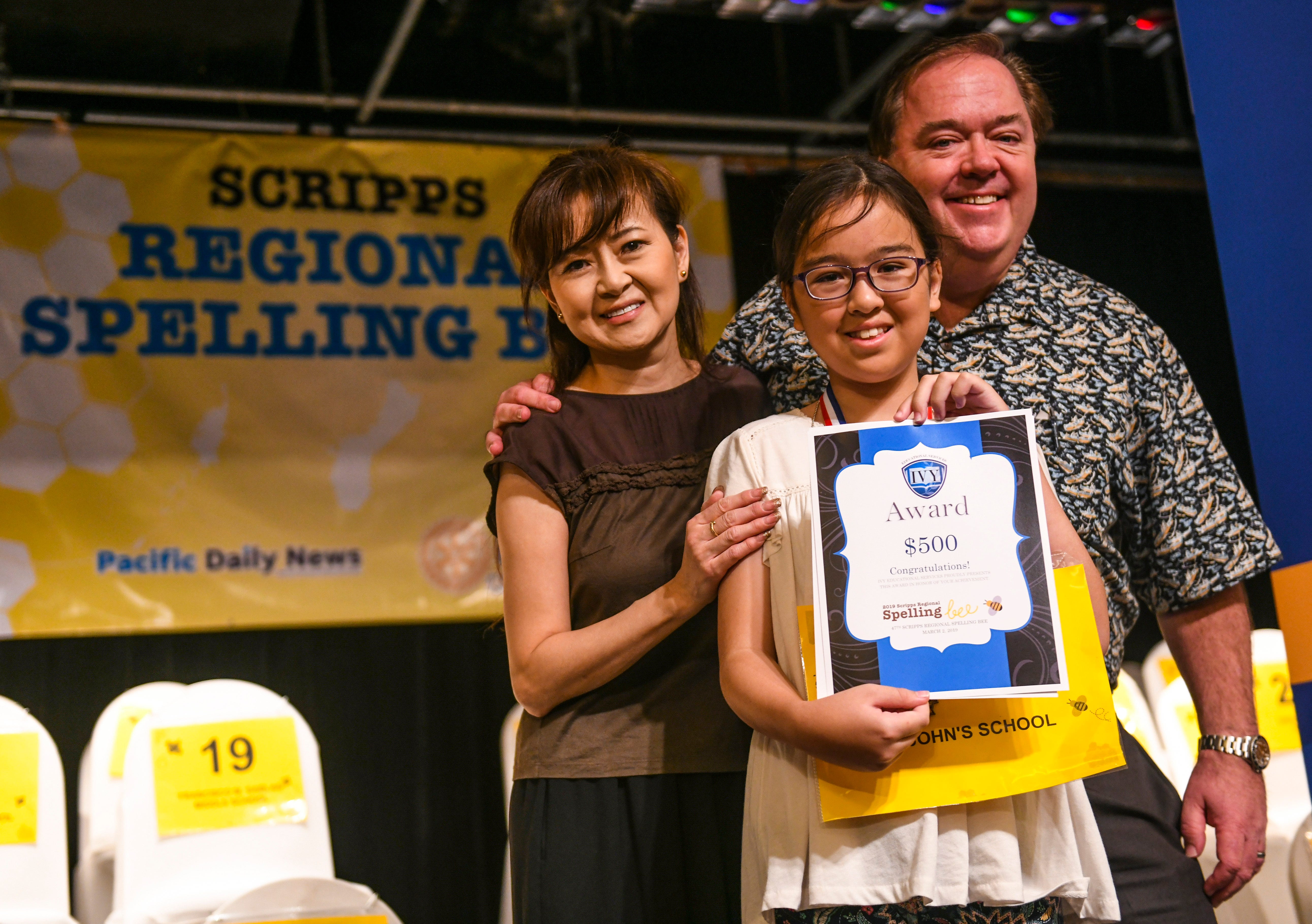 Rina Olsen wins 47th Annual Scripps Regional Spelling Bee in Guam