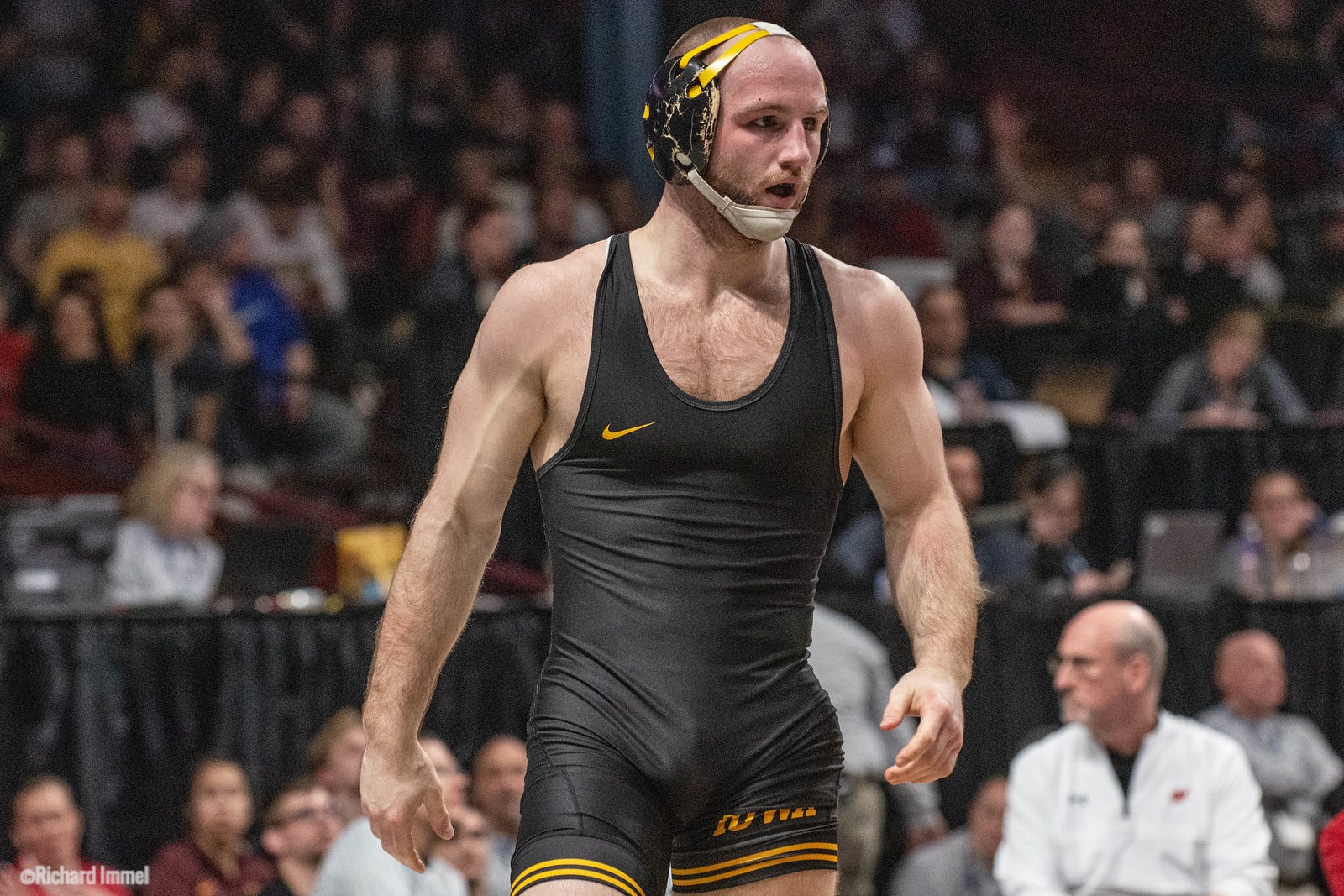 Wrestling: Alex Marinelli wins conference title as Iowa takes third at ...