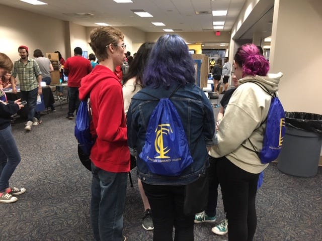 High school students learn about college at TCC