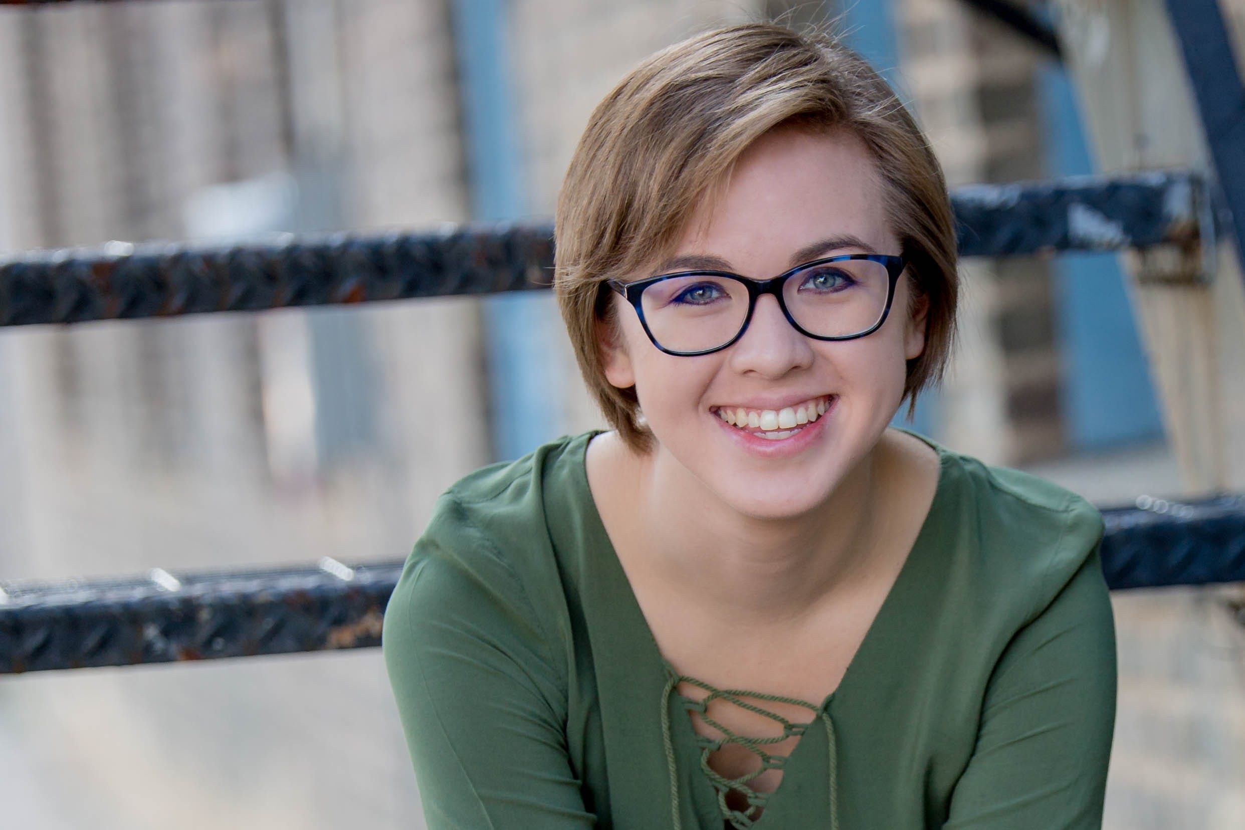 Two Rivers High School senior Katelin Nelson wants to teach English