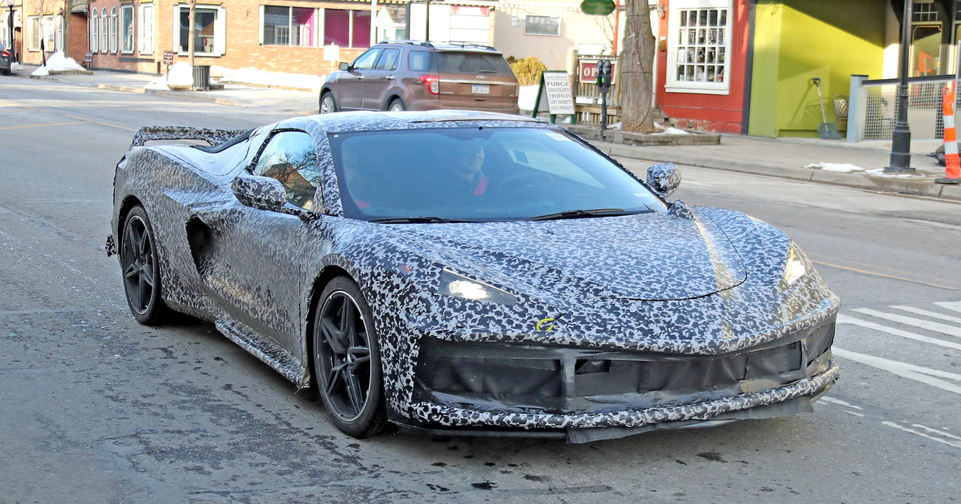 Elusive Chevy Corvette C8 starts to come into the open
