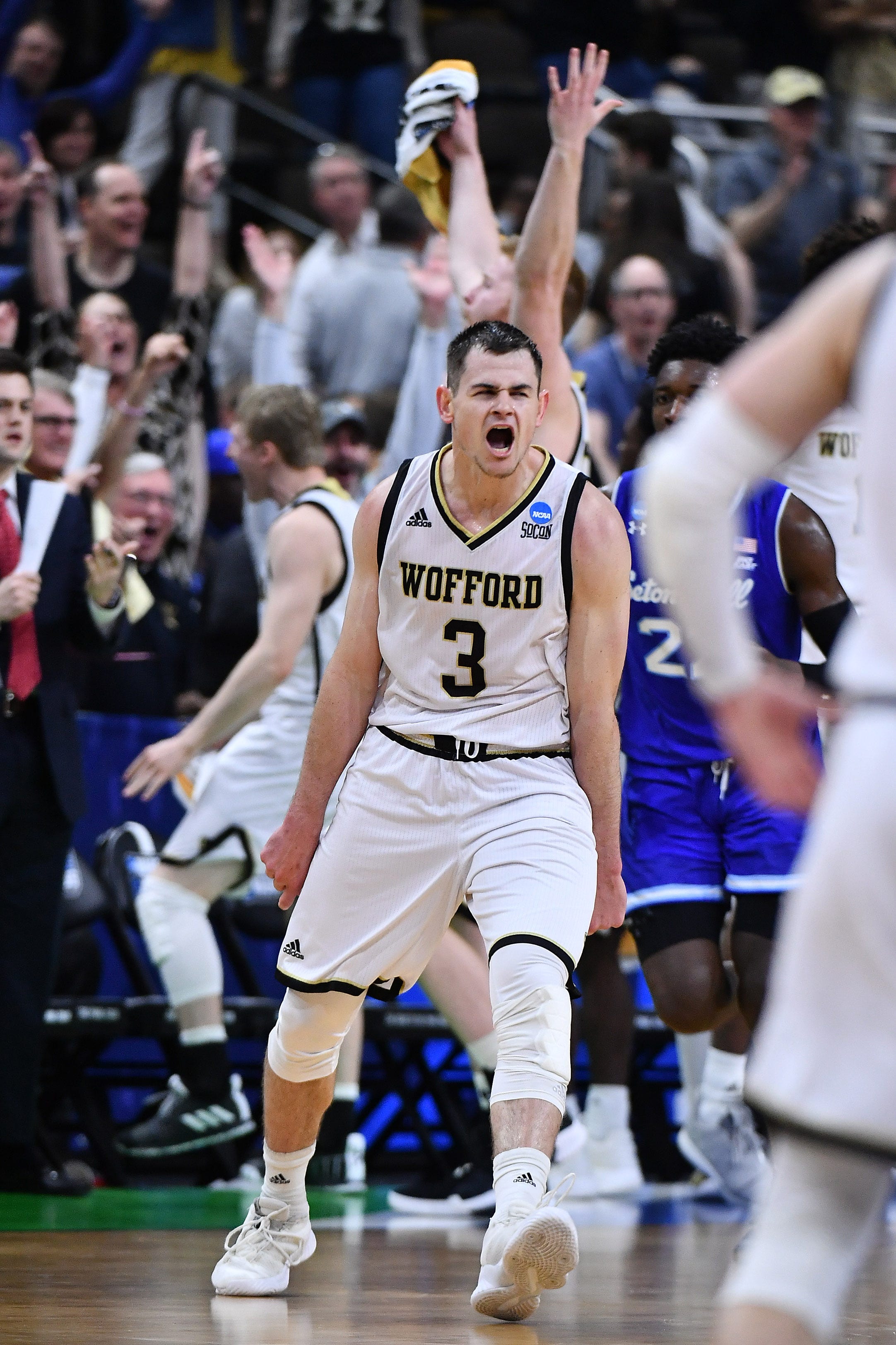 March Madness: Wofford basketball tops Seton Hall in NCAA Tournament