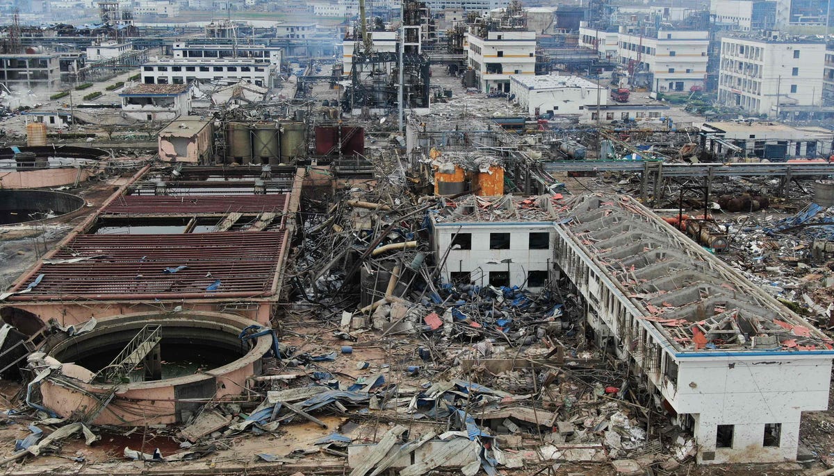 Huge blast kills scores and injures hundreds at China chemical plant