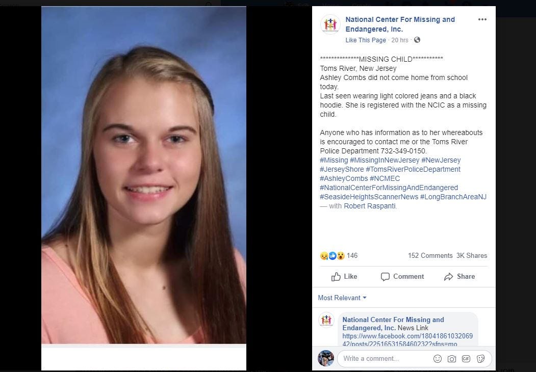 Ashley Combs disappearance: 3 arrested, including her biological parents