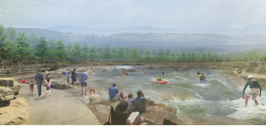 Multimillion-dollar whitewater paddling park closer to reality