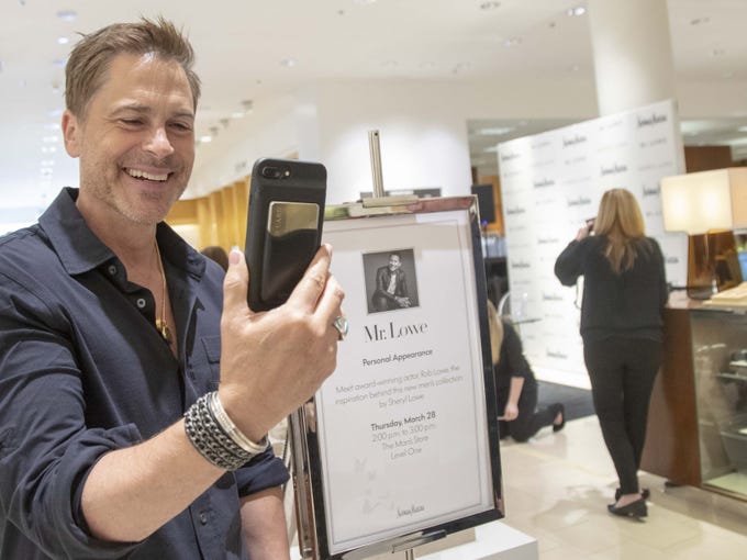 Rob and Sheryl Lowe debut their Mr. Lowe jewelry line in Scottsdale