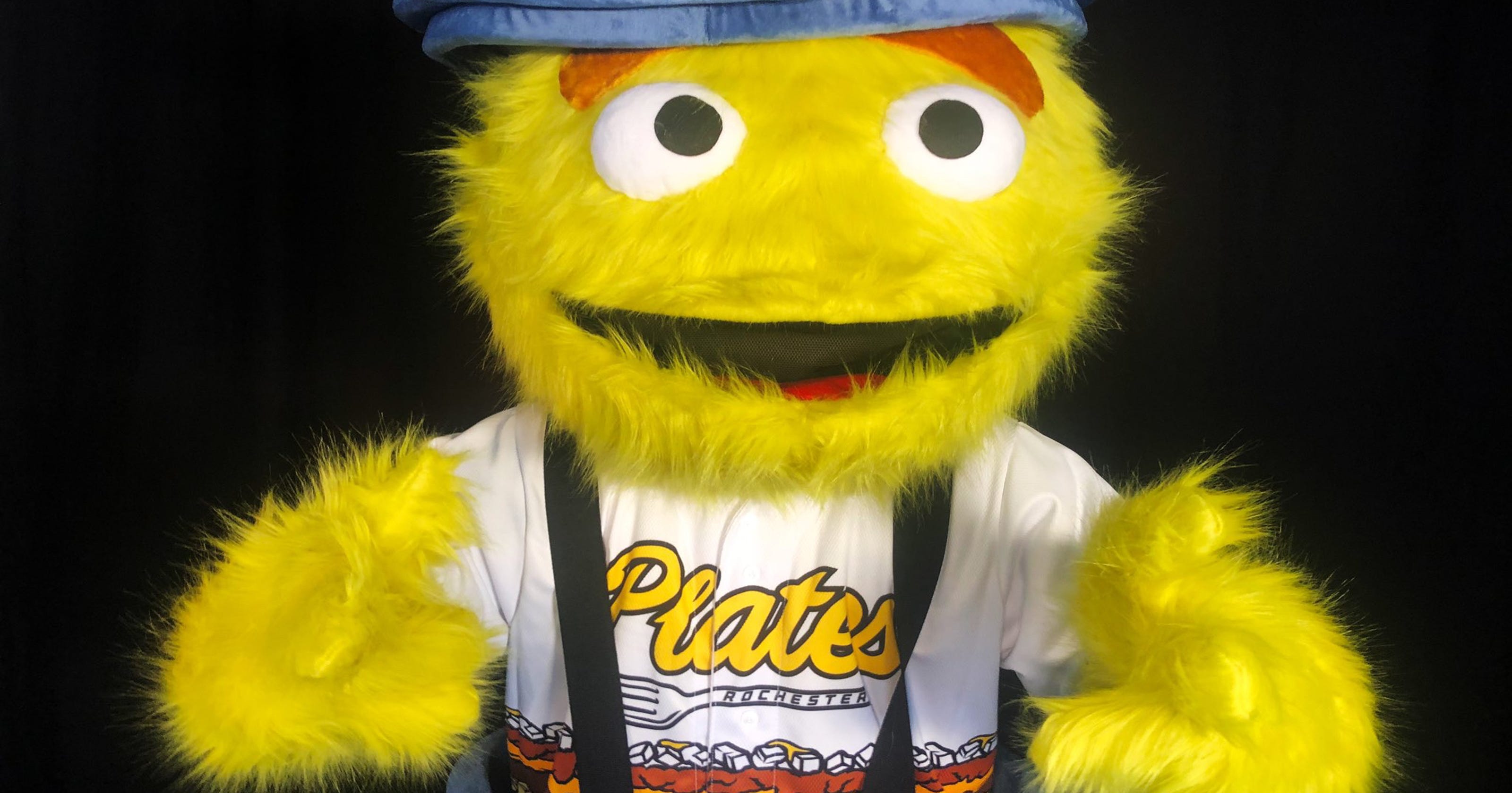 Rochester Red Wings unveil Garbage Plate mascot 'Mac' for Frontier Field