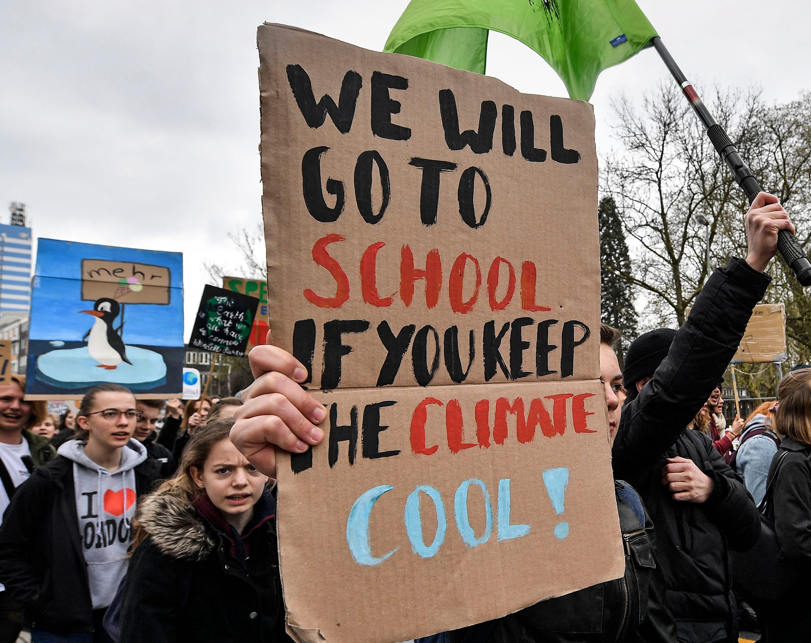 Friday For Future: Students protest global warming inaction