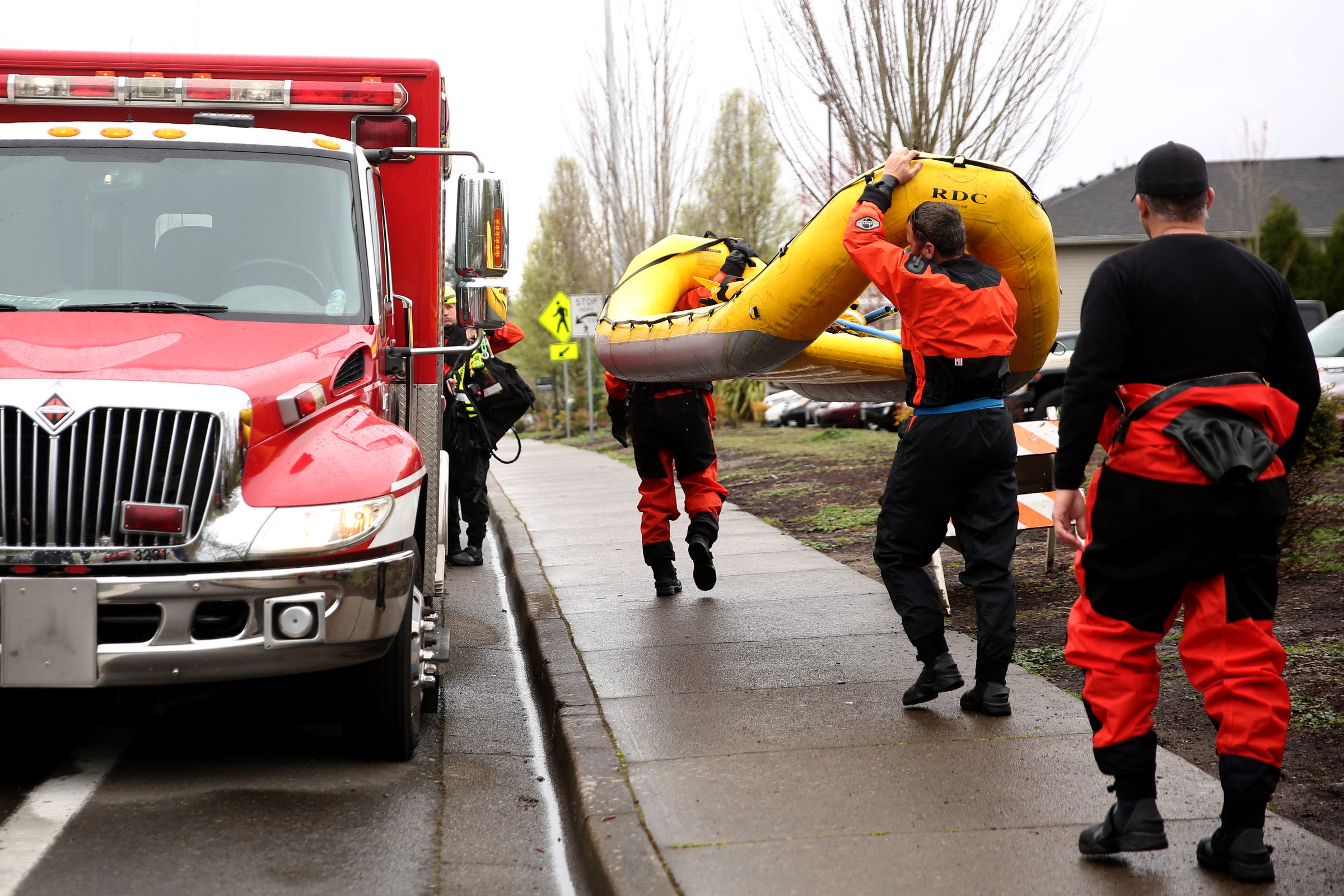 Salem flooding: Five people rescued from homeless camp