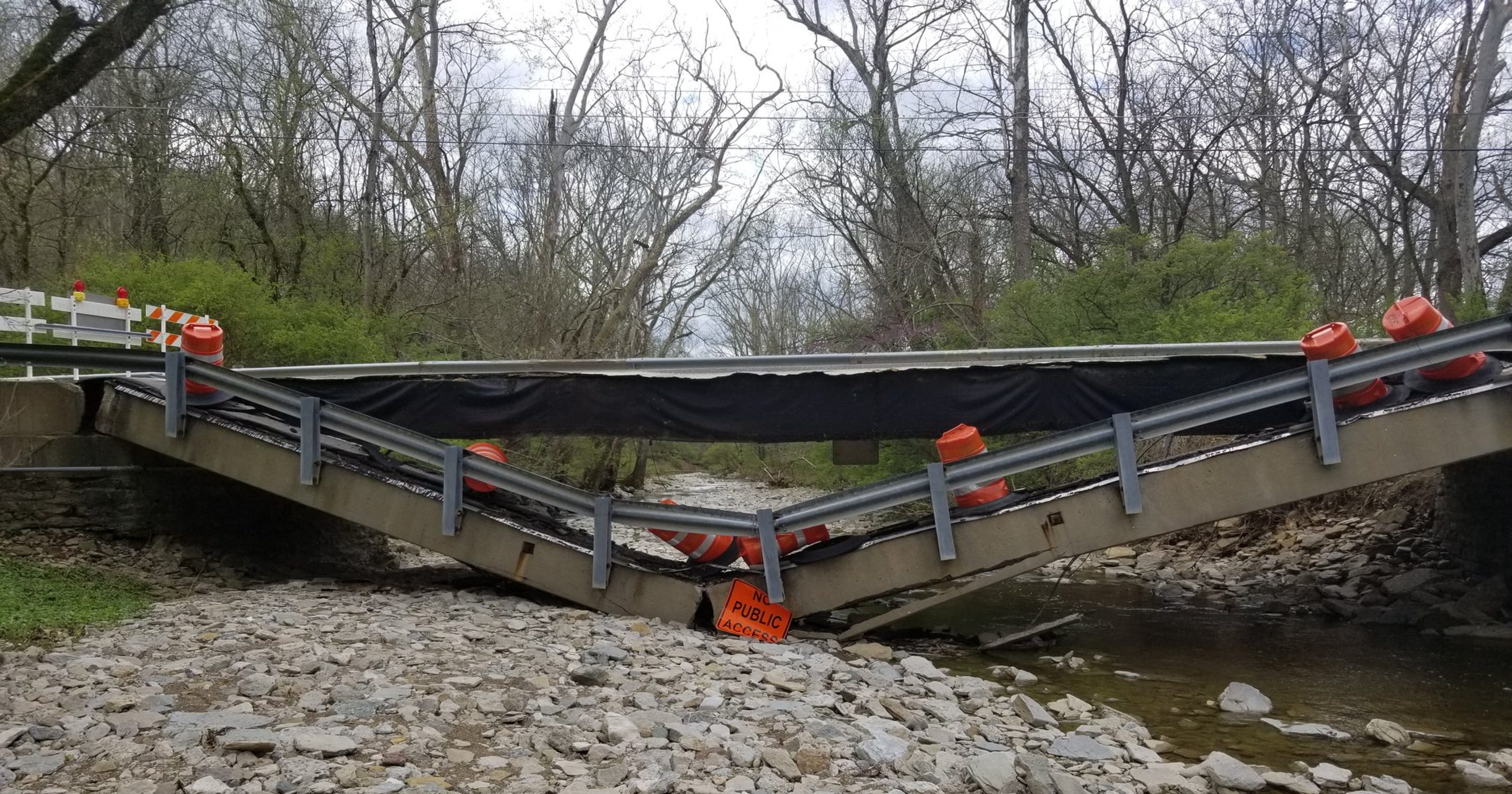 A bridge collapsed in Clermont County. This has happened before