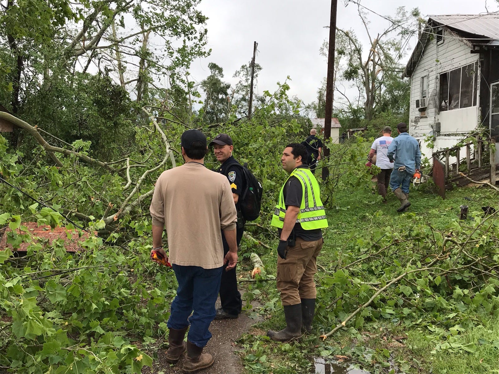 Churches, businesses work to help storm victims