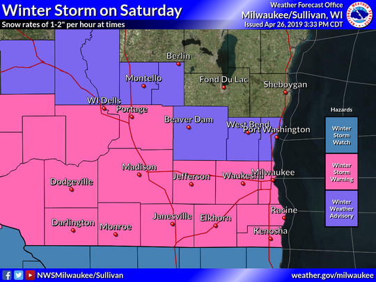Milwaukee weather: Forecast for heavy snow is on track for Saturday