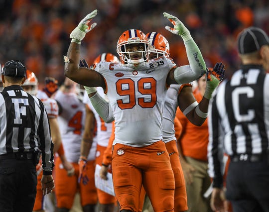 Clemson football's defensive line dominates again at NFL Draft
