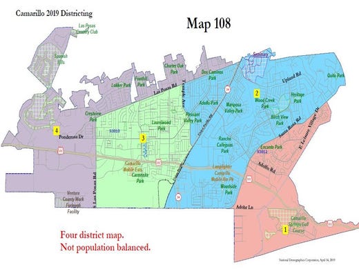 Deadline for proposed Camarillo voting district maps set for May 9