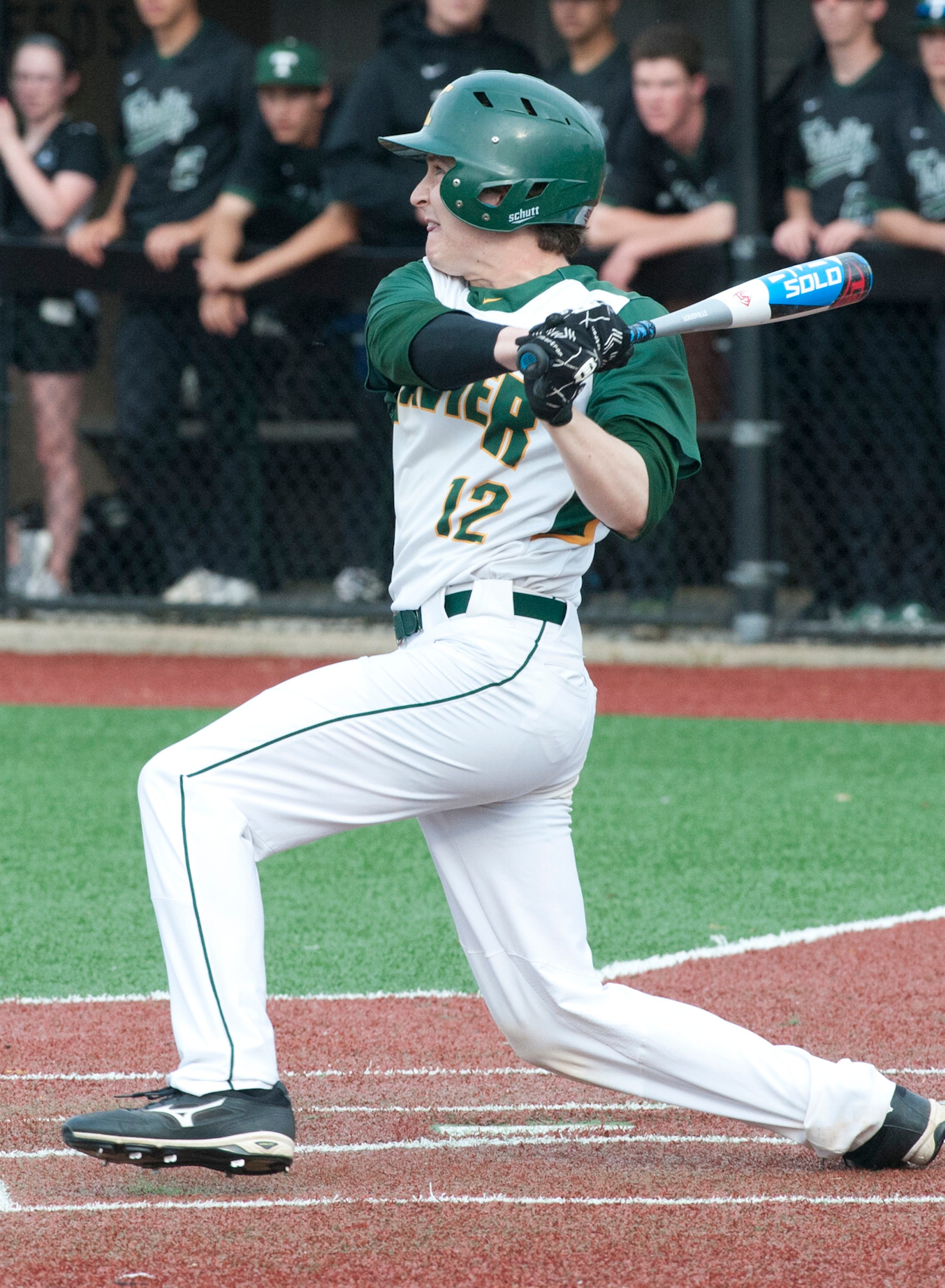 St. Xavier baseball defeats rival Trinity at Mueller Field