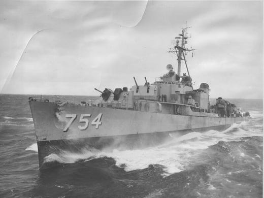 USS Evans: Families, survivors seek honors for dead in Navy disaster 50 ...