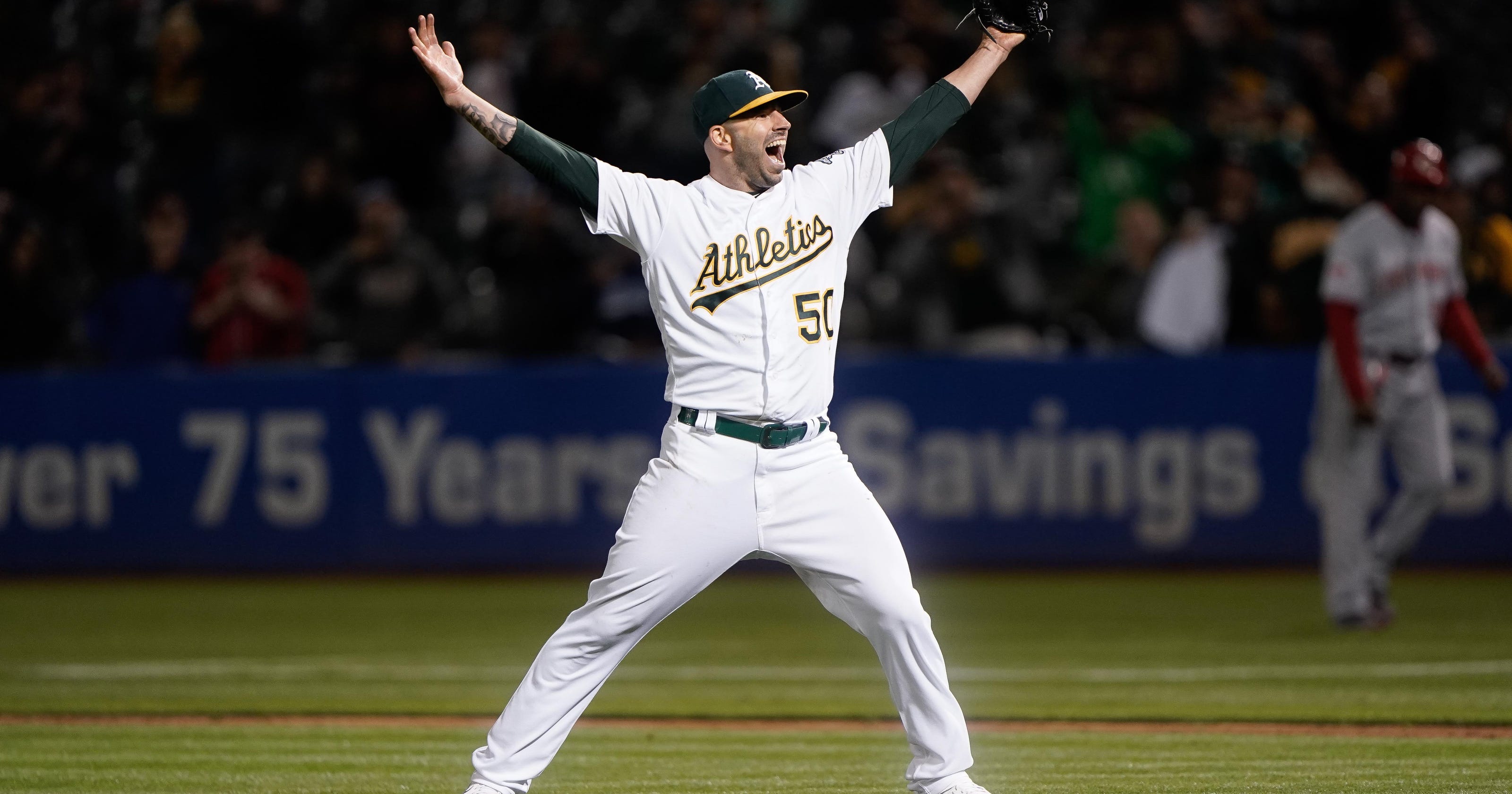 Oakland A's pitcher Mike Fiers tosses a no-hitter vs. Cincinnati Reds