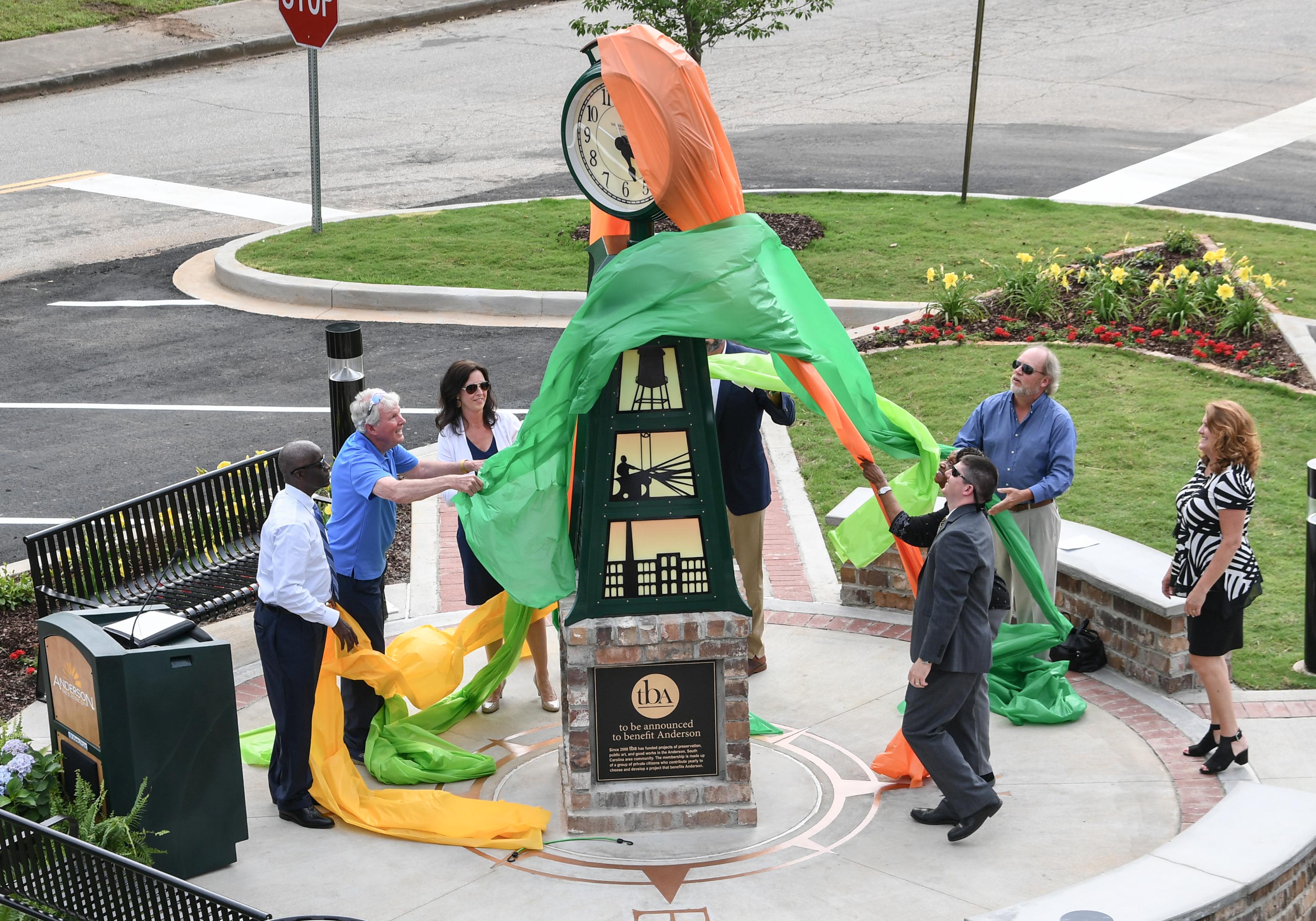 Downtown Anderson SC Under the Bridge project Phase 1 almost finished
