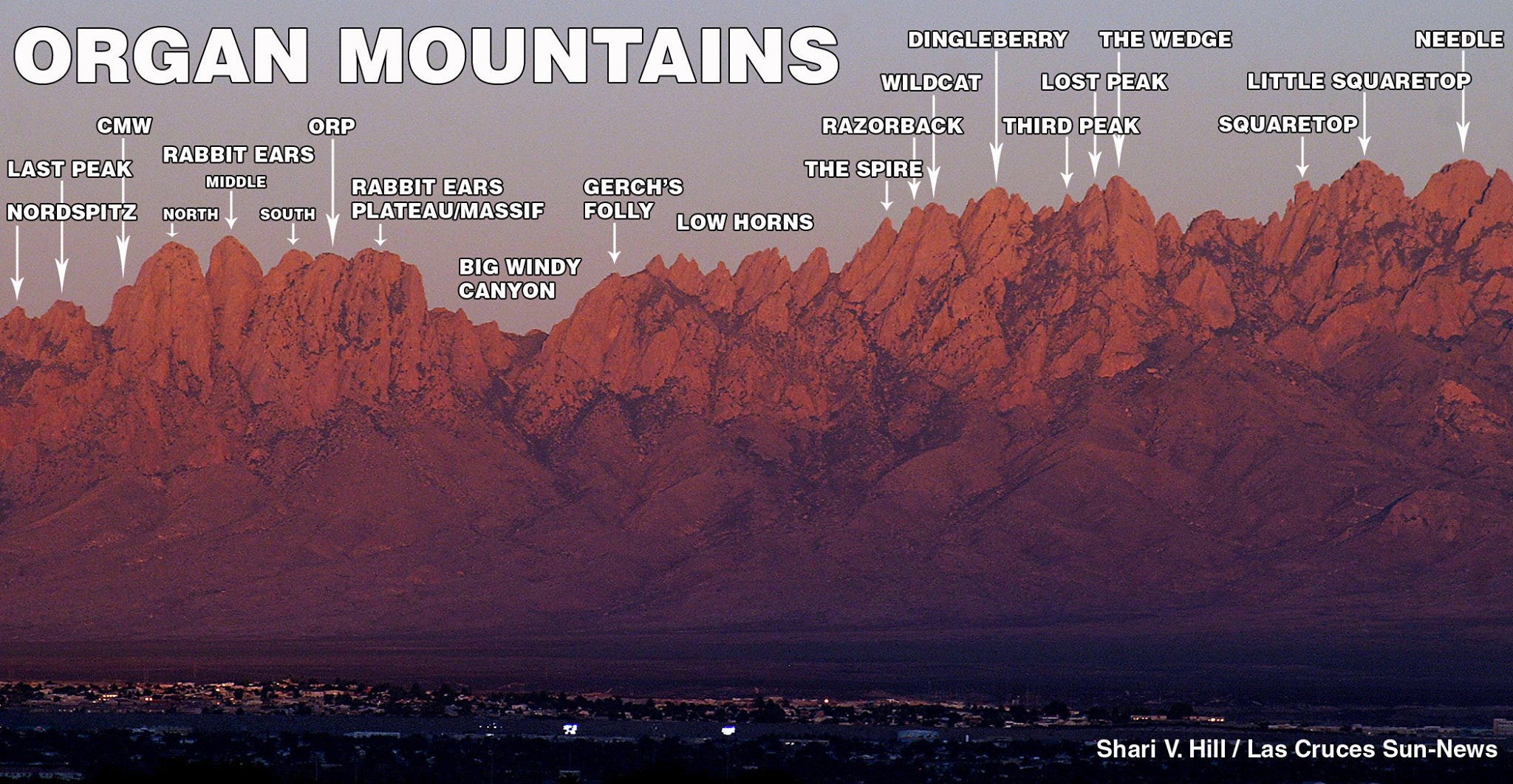 Mountaineers climb every peak in the Organ Mountains — in two days